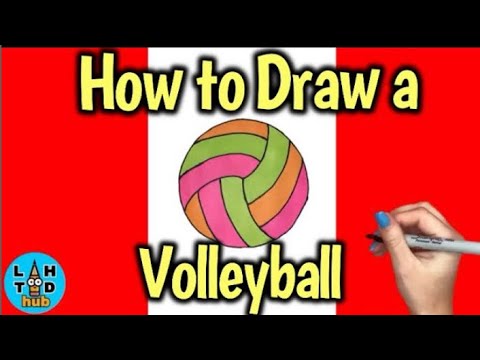 How to Draw a Volleyball