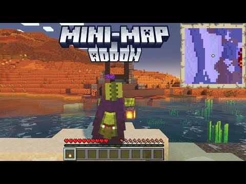 MINI-MAP ADDON For Minecraft Bedrock Edition is HUGE!