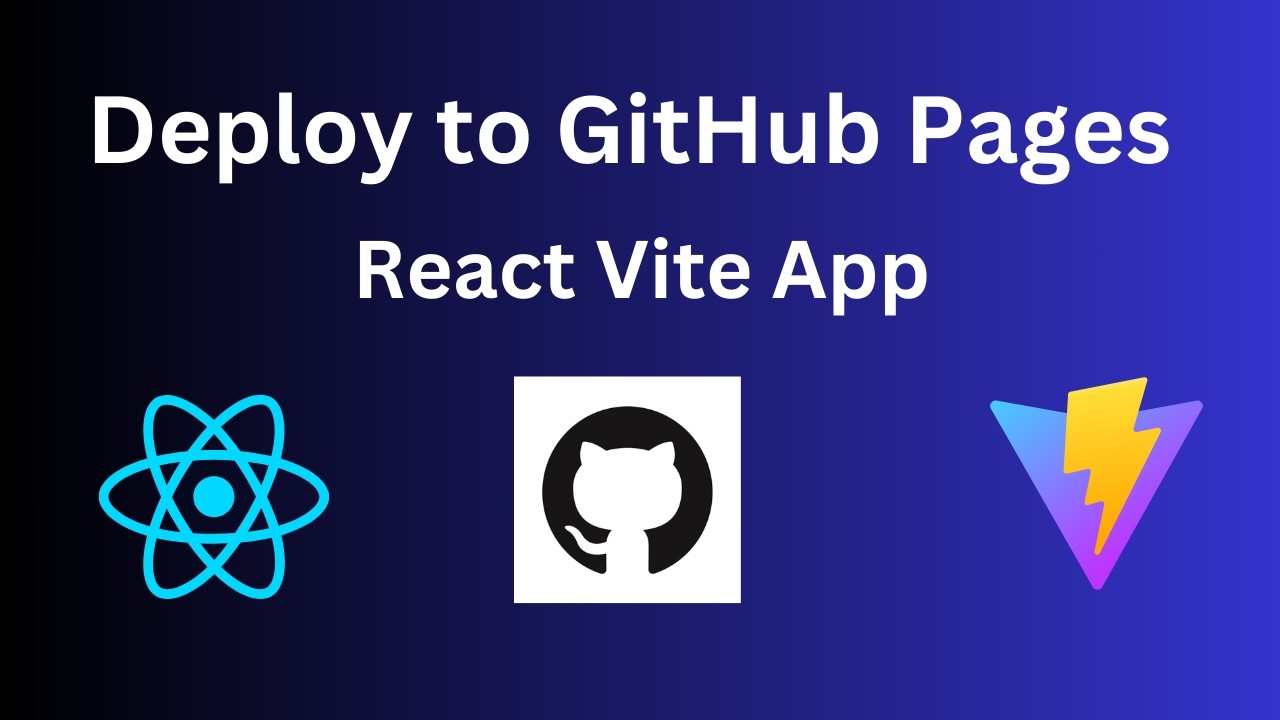 How to Deploy React Vite App to GitHub Pages | Step by Step Tutorial