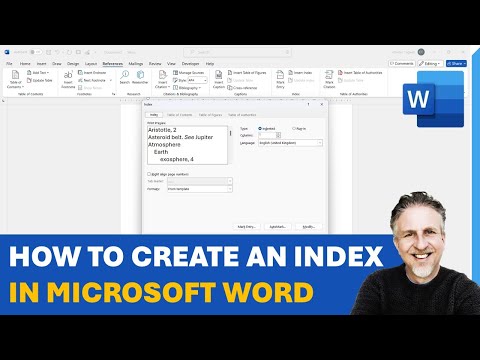 How to Create an Index in Word