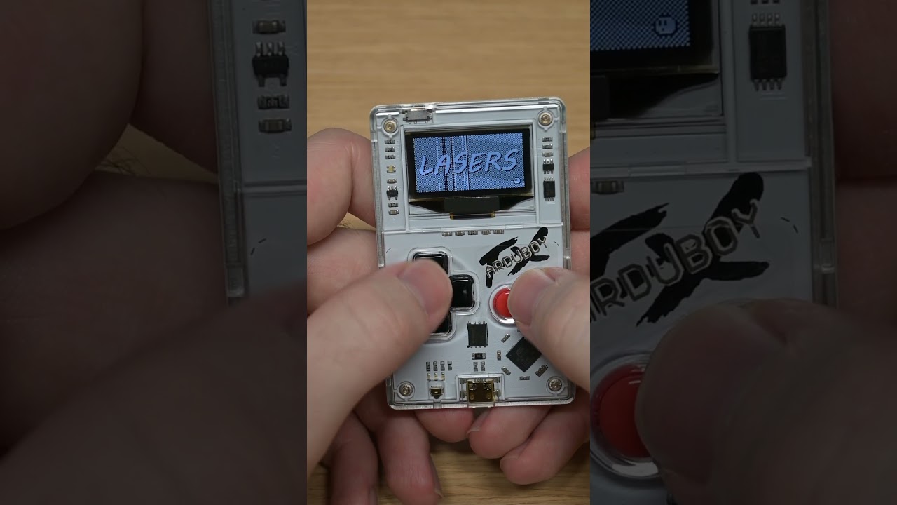 The Arduino gameboy's hidden easter egg... #arduino