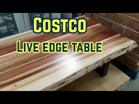 Live edge Coffee Table from Costco made by Simply Cool Living