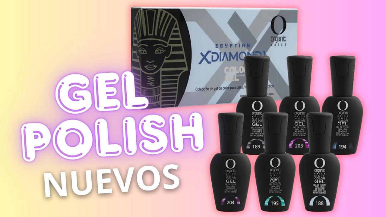 REVIEW of the NEW EGYPTIAN XDIAMOND RANGE from ORGANIC NAILS 💅🏼✨ Nail Art