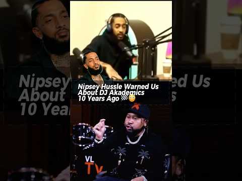 Nipsey Hussle Calls Out DJ Akademiks 10 Years Ago! 😳👀 #Shorts