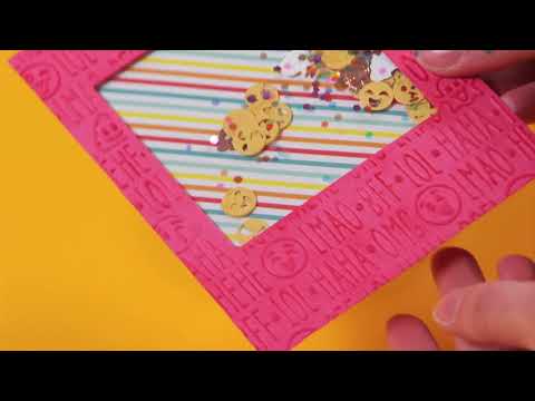 How to Create a Birthday Shaker Card - Sizzix