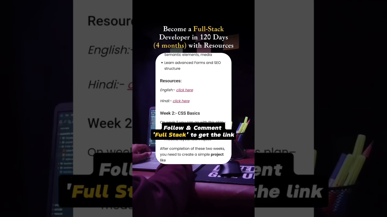 Full stack developer guide 2025 | React.js, Next.js, Express, Databases , JavaScript, Simple Guide,
