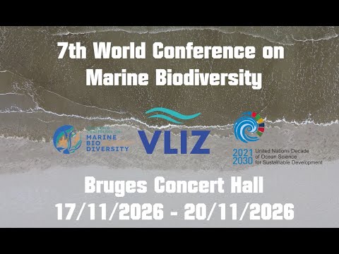 Save the Date - World Conference on Marine Biodiversity 2026 - Bruges, Belgium