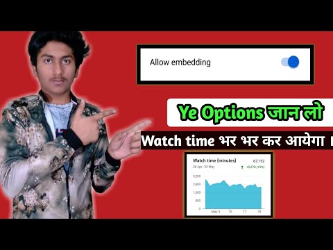 Embedding Mode kya hai ! Allow karne se kya hota hai ! Video embed kaise kare jate hai ! Embedding !