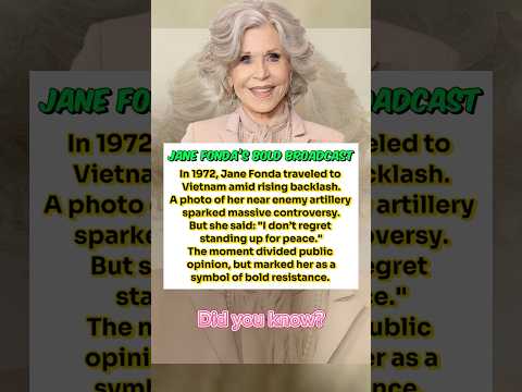 When Jane Fonda Faced the Nation