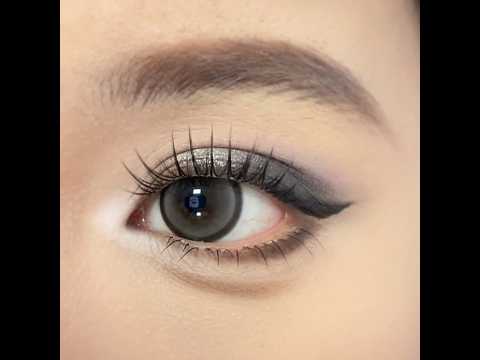 Korean Black Smokey eye Tutorial Korean Aygeosal and Eyeliner Tutorial #shorts #cute #makeuptutorial