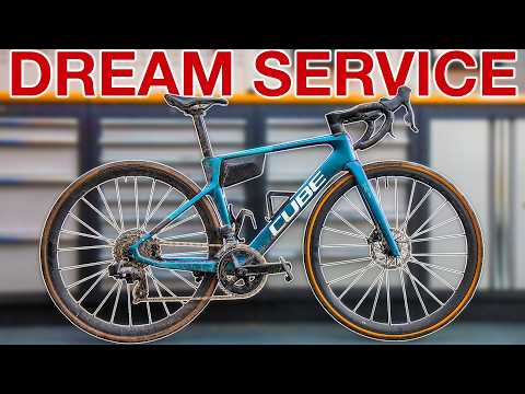 How a pro bike mechanic services a high end Cube road bike - Cube Axial Rebuild