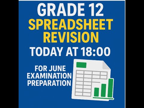 GR 12 JUNE P1 MS SPREADSHEET REVISION| with SirAntwi