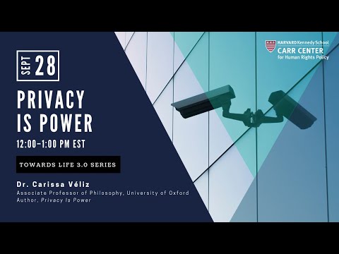 Privacy is Power with Dr. Carissa Véliz