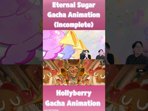 Eternal Sugar Gacha Animation? (Short) vs Hollyberry #cookierunkingdom #cookierun #crk #shorts
