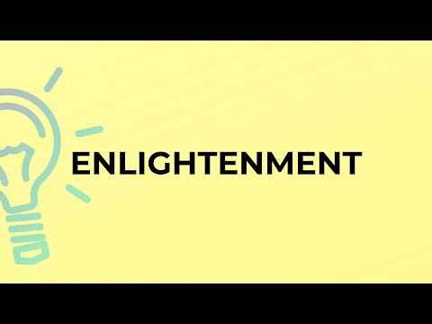 What is the meaning of the word ENLIGHTENMENT?