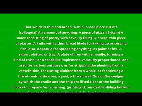 what is the meaning of slice