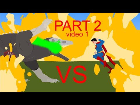 scp 682 vs Superman (PLEASE READ DESC BEFORE WATCHING) | part 2 video 1 | sticknodes animation