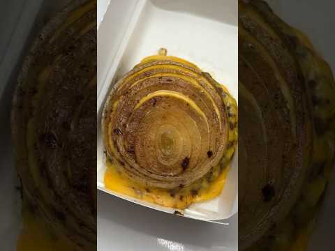 Trying the Onion-Wrapped Flying Dutchman from In-N-Out