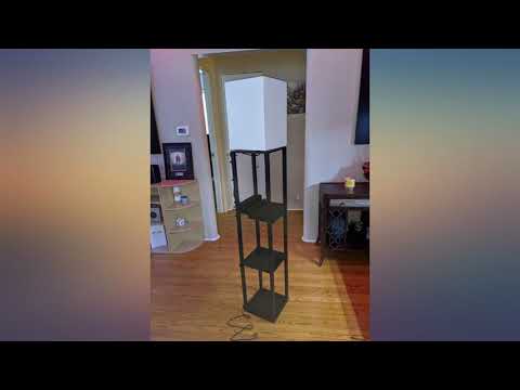 SUNMORY Shelf Floor Lamp with 3 Color Temperature LED Bulb,Standing Lamp by Solid review