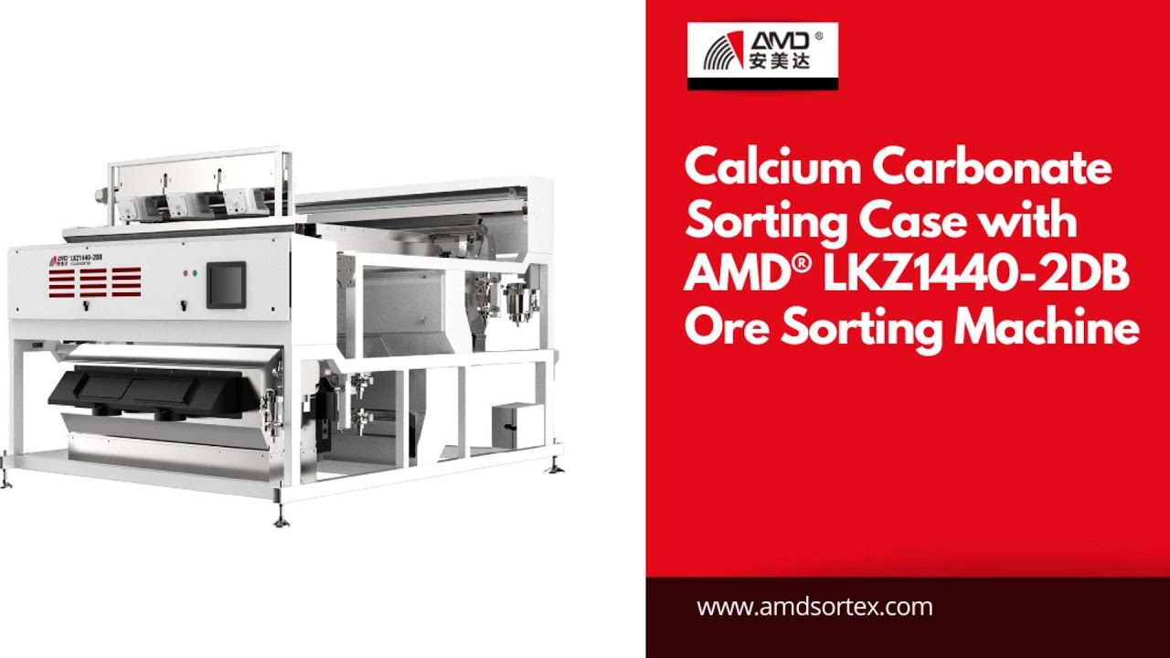 Calcium Carbonate Ore Sorting Case with AMD® LKZ1440 2DB