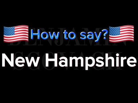 How to pronounce New Hampshire?(CORRRECTLY)