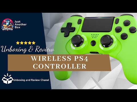 Unboxing & Hands On Review CHEREEKI Wireless PS4 Controller – The Ultimate Gamepad Experience! 🎮💚