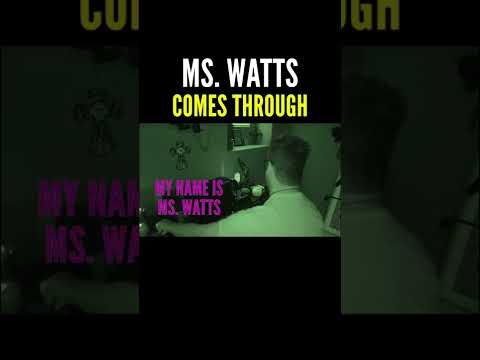 My Name is MS. WATTS? - Personal Spirit Box Session Clip