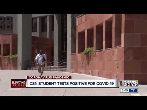 CSN student tests positive for COVID-19