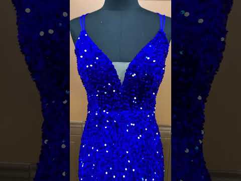 Is it gleaming after wearing?✨️ #partywear #partydress #blueheart #eveningdress
