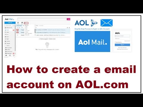 How to create a email account on AOL com