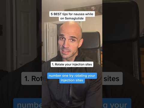 5 best tips to combat nausea while on Semaglutide or any other GLP-1s! #semaglutide #glp1