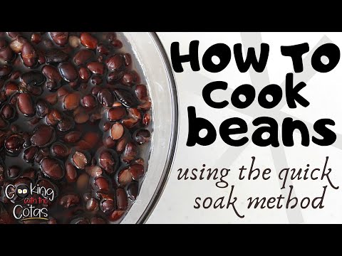 How to Cook Beans (using the Quick Soak method)