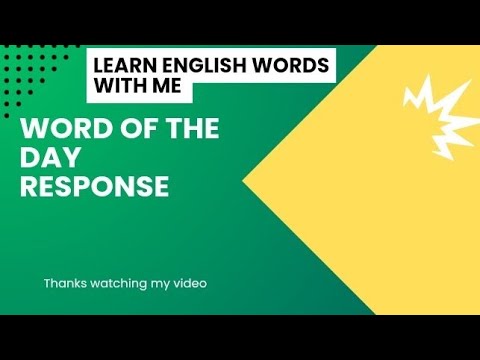 Response Meaning in Urdu ✍️ | Response Meaning | English words Meaning | Response ka Urdu meaning.