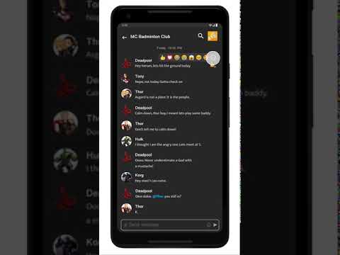 GroupMe Text options feature