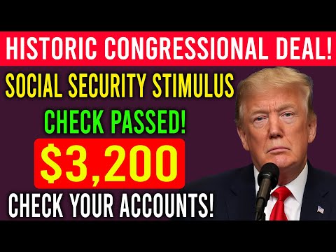 May 24th Payout Confirmed – $3,200 Social Security Stimulus Checks Arrive After Historic Deal