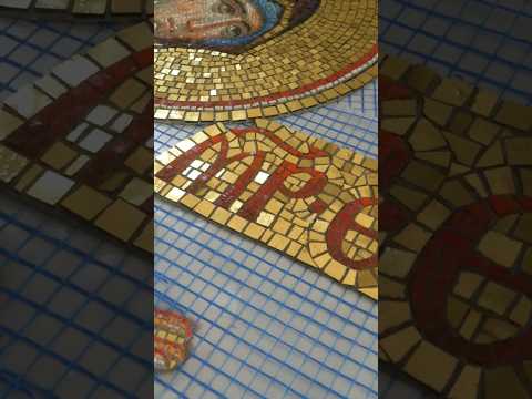 Deisis, mosaic details. #mosaicart #mosaic #artinprogress #shorts #glassart #byzantineart