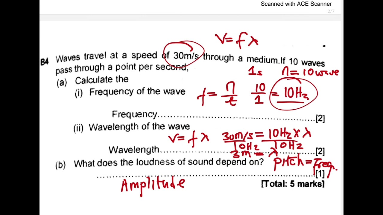 SOUND - EXAM QUESTIONS FULLY ANSWERED