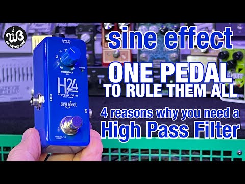 Sine Effect H24 high-pass filter pedal - 24dB 2024 - Blue | Reverb