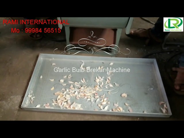 Garlic Bulb Breaking Machine - Garlic Breaking Machine Manufacturer ...