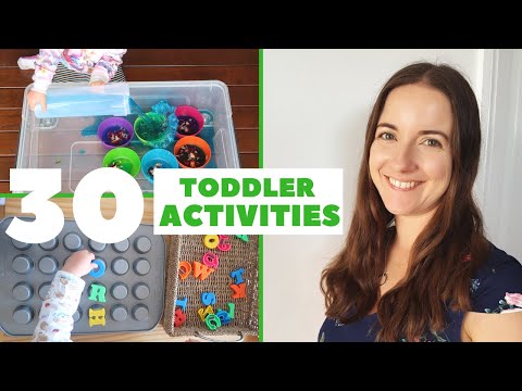 30 TODDLER ACTIVITIES AT HOME | HOW TO ENTERTAIN A 2-3 YEAR OLD | LOVE HAPPY ALI