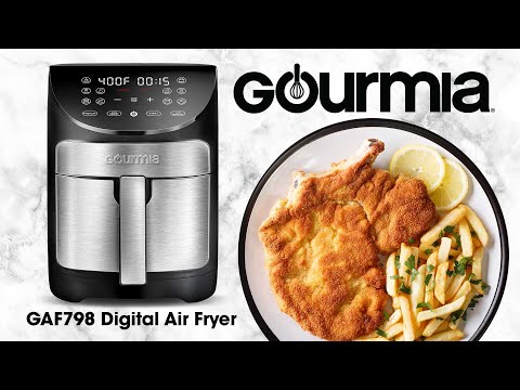 GAF798 - Gourmia 7-Quart Digital Air Fryer with Guided Cooking