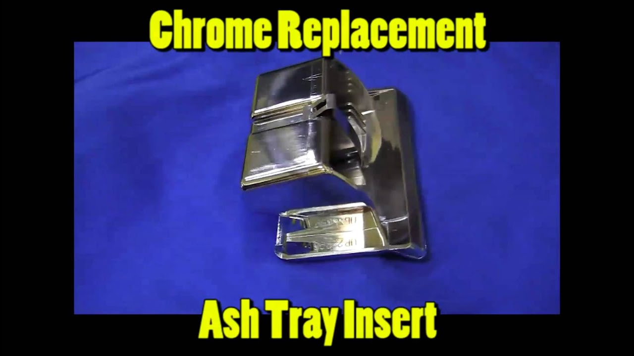Chrome Plastic Ash Tray Insert