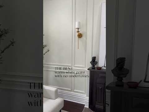 The ONLY warm white paint you need to know about. No yellow undertones. White Dove by BM #homedesign
