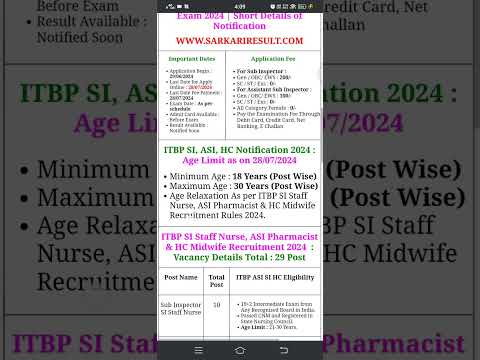 ITBP Paramedical Staff Form Fill Up 2024 Apply ✅ ITBP Paramedical Staff Online Form 2024 Kaise Bhare
