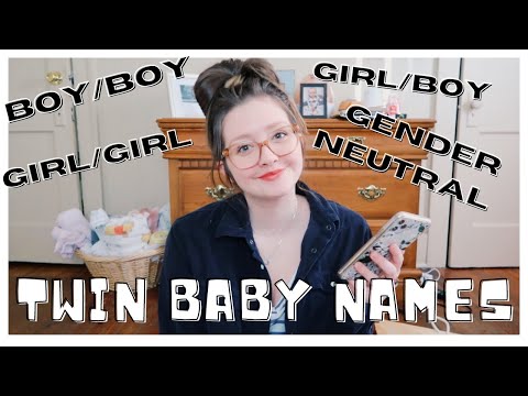 TWIN BABY NAMES: boy names, girl names, & gender neutral names! UNIQUE + RARE TWIN NAMES!