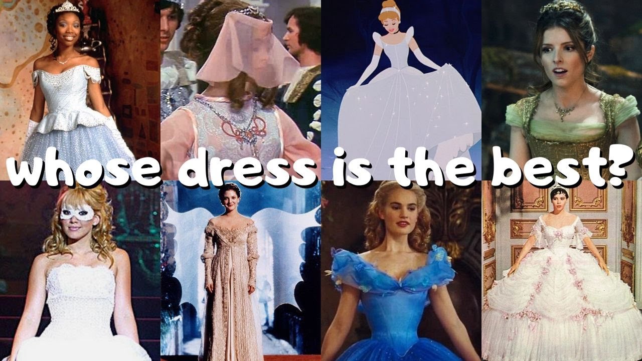 ranking 10 different versions of cinderella's ballgown 💎💫🧚🏻‍♀️