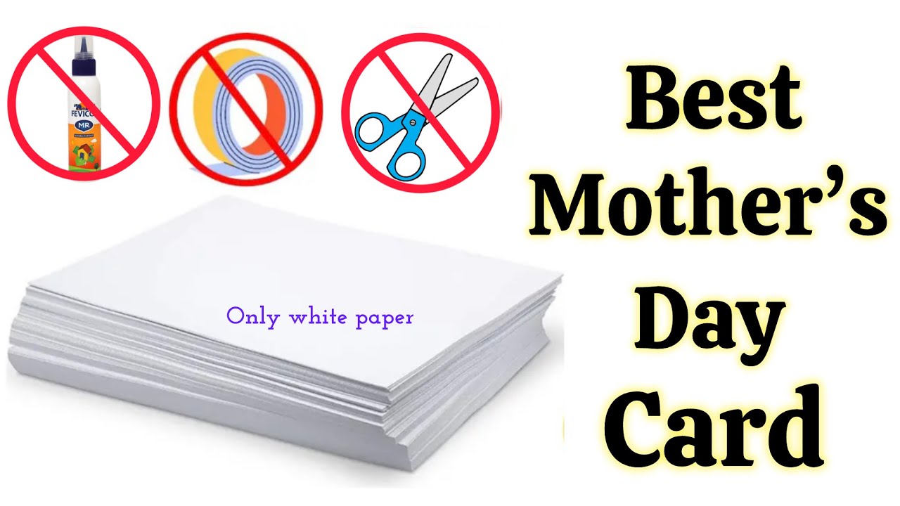 Easy Mother’s Day Card for School Completion 2025 / DIY Mother’s Day gift idea / paper craft/  mom