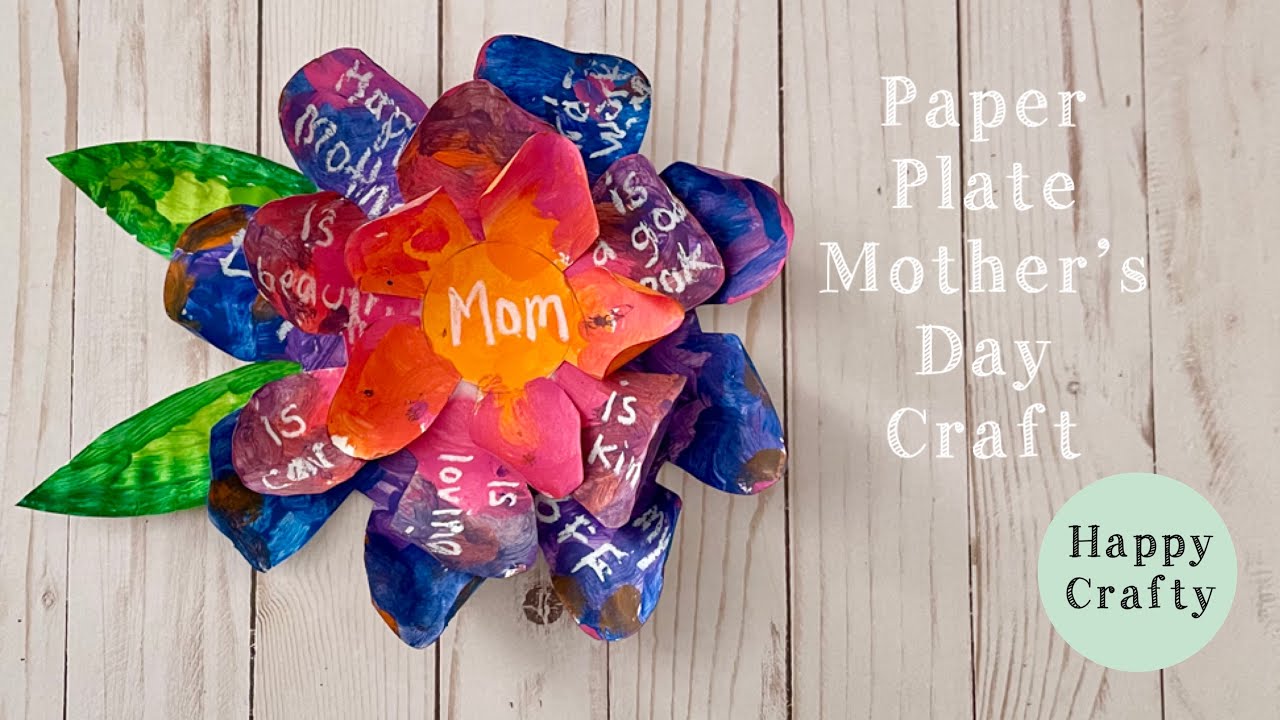 Paper Plate Mother's Day Craft | Paper Crafts for Kids