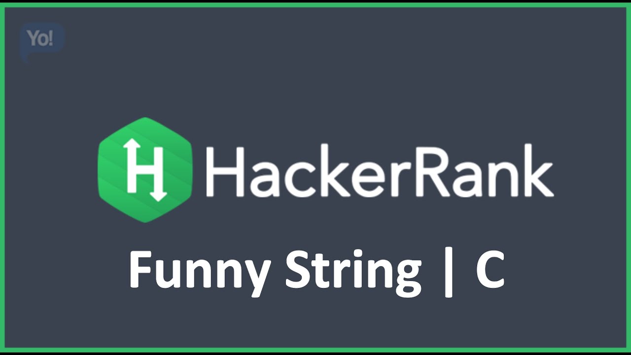 Funny String | HackerRank Solution in C Programming