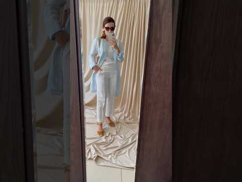 How to Wear White Pants in Summer ☀️ #summercapsulewardrobe #howtostyle #wardrobe #capsulewardrobe